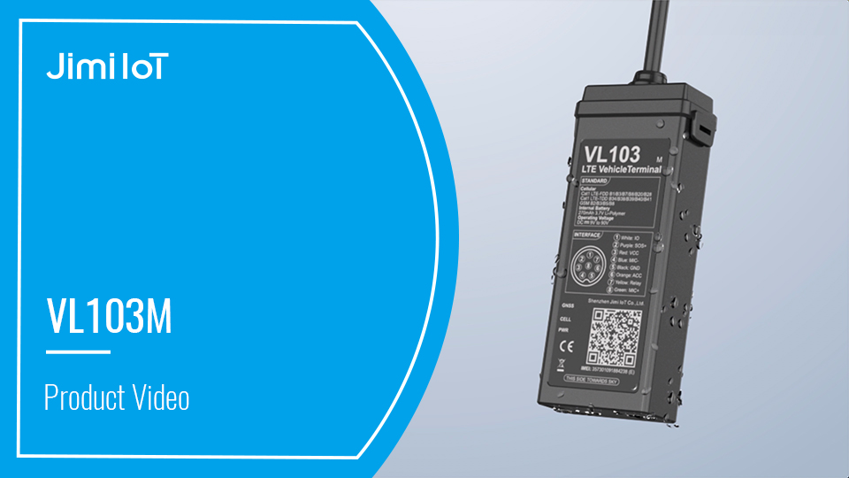 VL103M GPS Vehicle Tracker - Jimi IoT