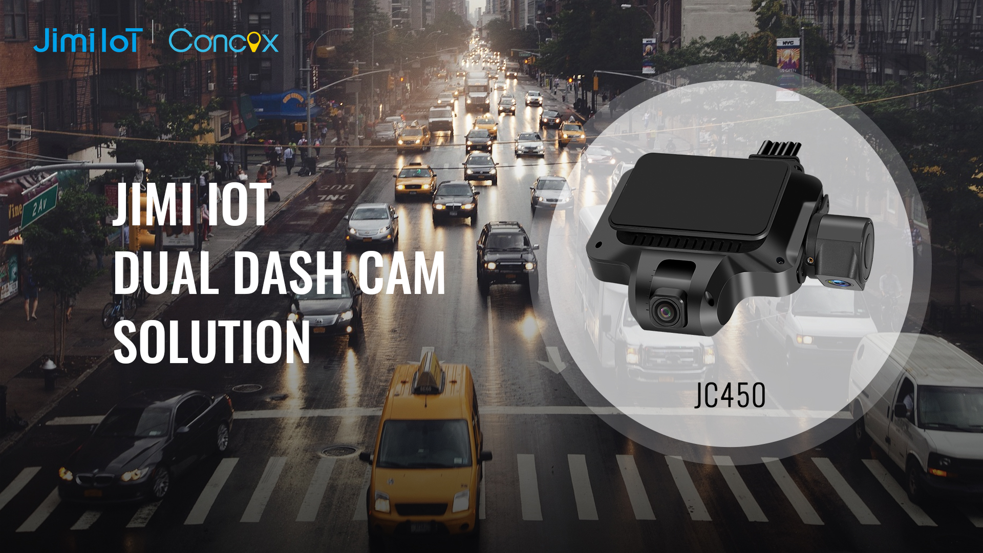 Jimi IoT Dual Dash Cam Solution - Jimi IoT