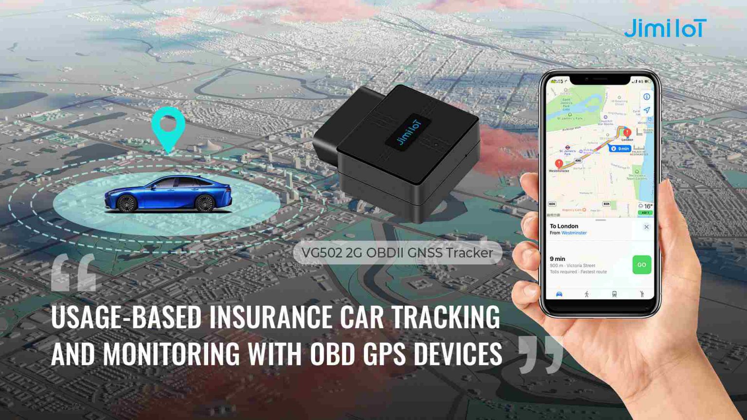 Usage-Based Insurance Car Tracking and Monitoring with OBD GPS Tracker