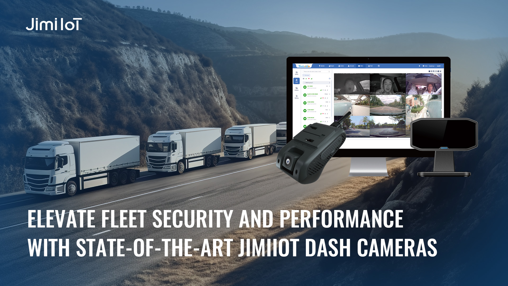 Elevate Fleet Security with JimiIoT'S Dash Cameras